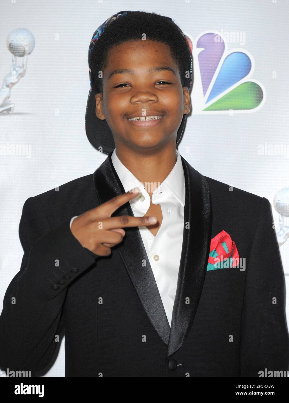 LOS ANGELES, CA - FEBRUARY 17: Singer Astro poses in the press room at ...