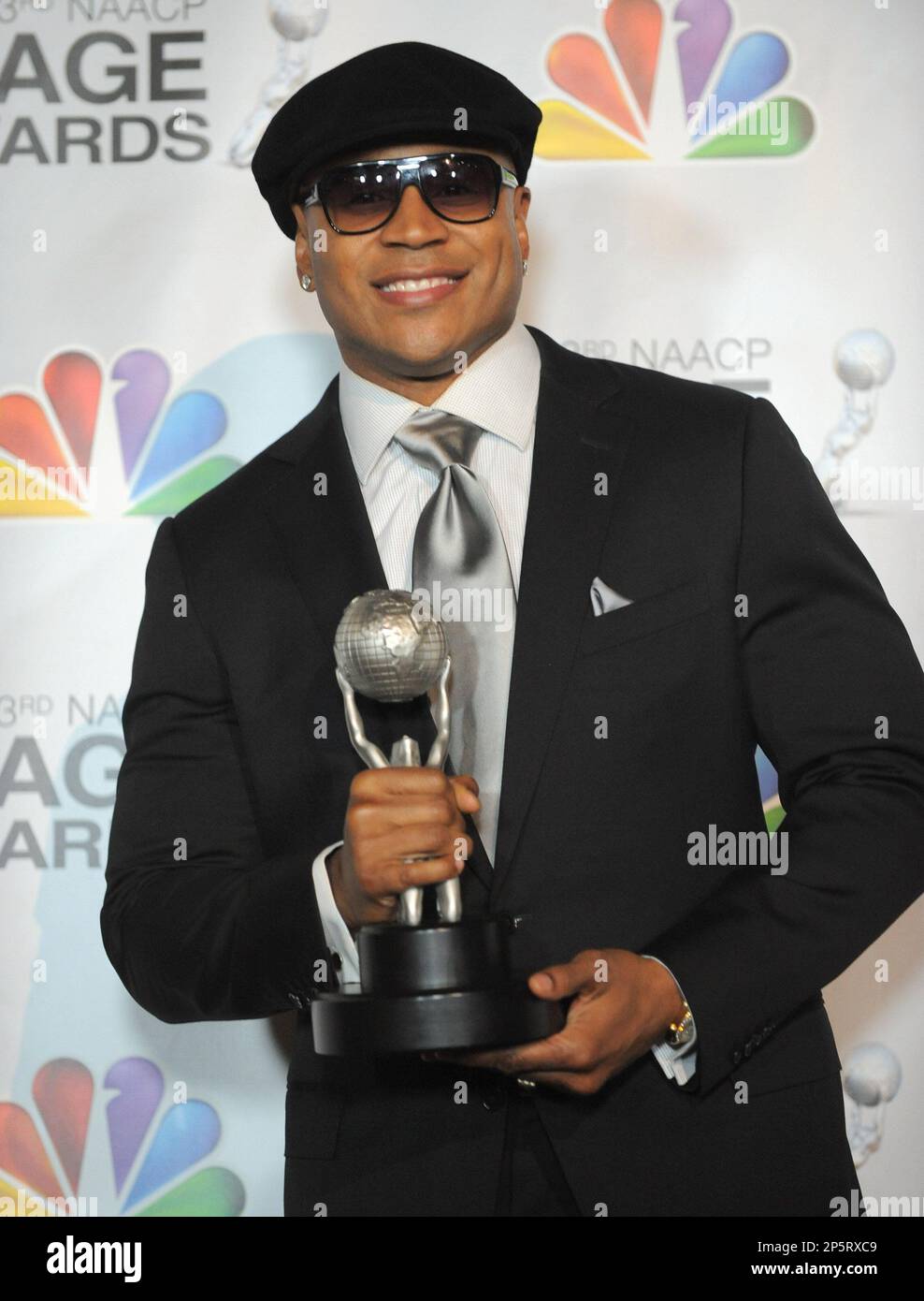 LOS ANGELES, CA - FEBRUARY 17: Actor LL Cool J poses in the press room ...