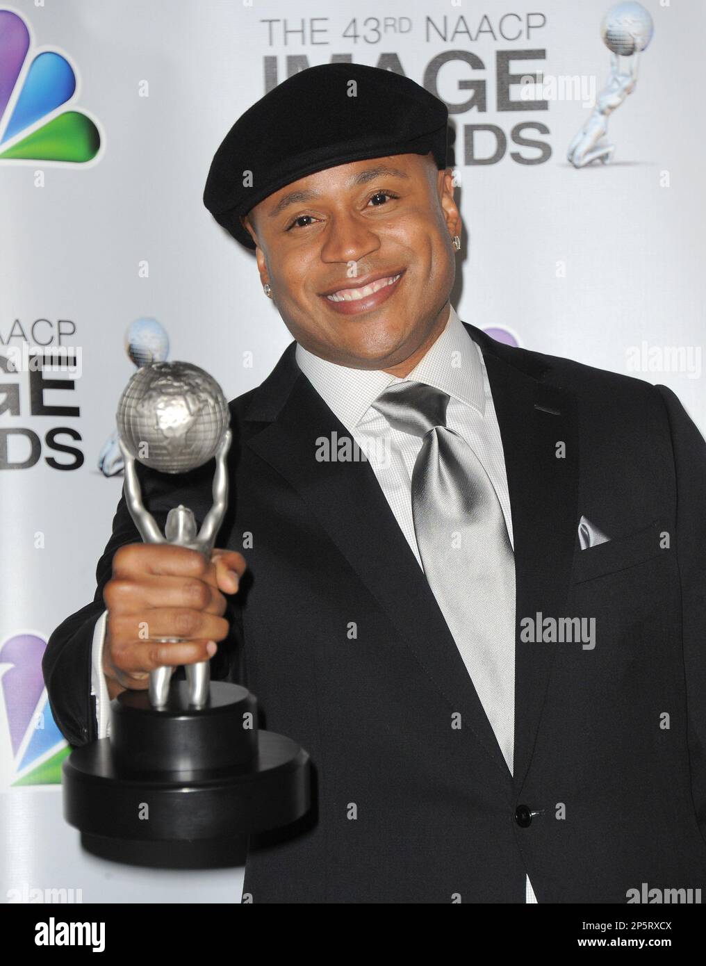 LOS ANGELES, CA - FEBRUARY 17: Actor LL Cool J poses in the press room ...