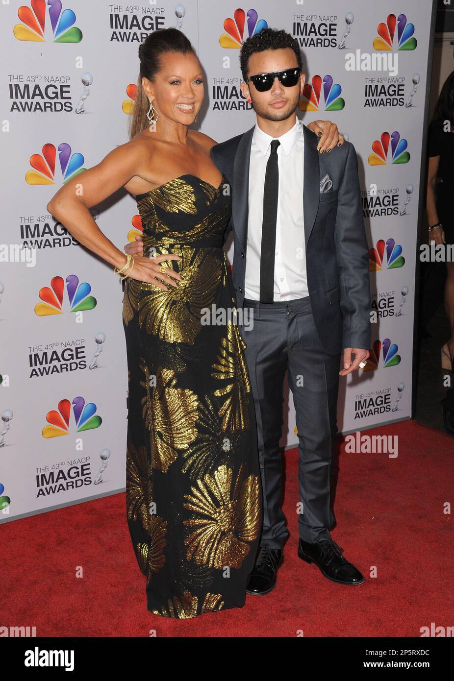 LOS ANGELES, CA - FEBRUARY 17: Actress Vanessa L. Williams and son ...