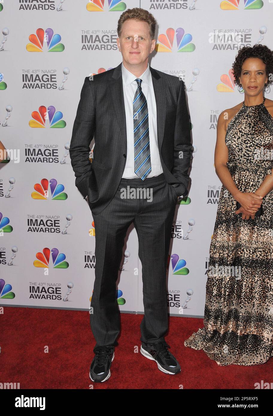 LOS ANGELES, CA - FEBRUARY 17: Actor Michael Rapaport arrives at the 43rd Annual NAACP Awards ...