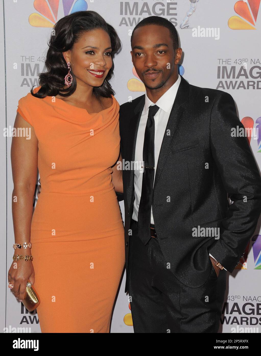 LOS ANGELES, CA - FEBRUARY 17: Actress Sanaa Lathan and actor Anthony ...