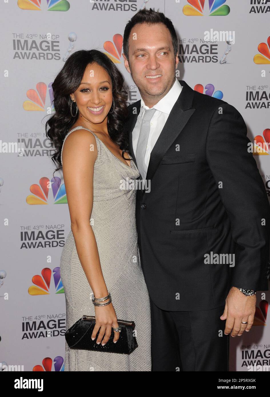 LOS ANGELES, CA - FEBRUARY 17: Actress Tamera Mowry-Housley and Adam ...