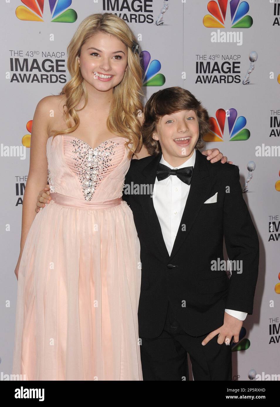 Los Angeles Ca February 17 Actress Stefanie Scott And Actor Jake