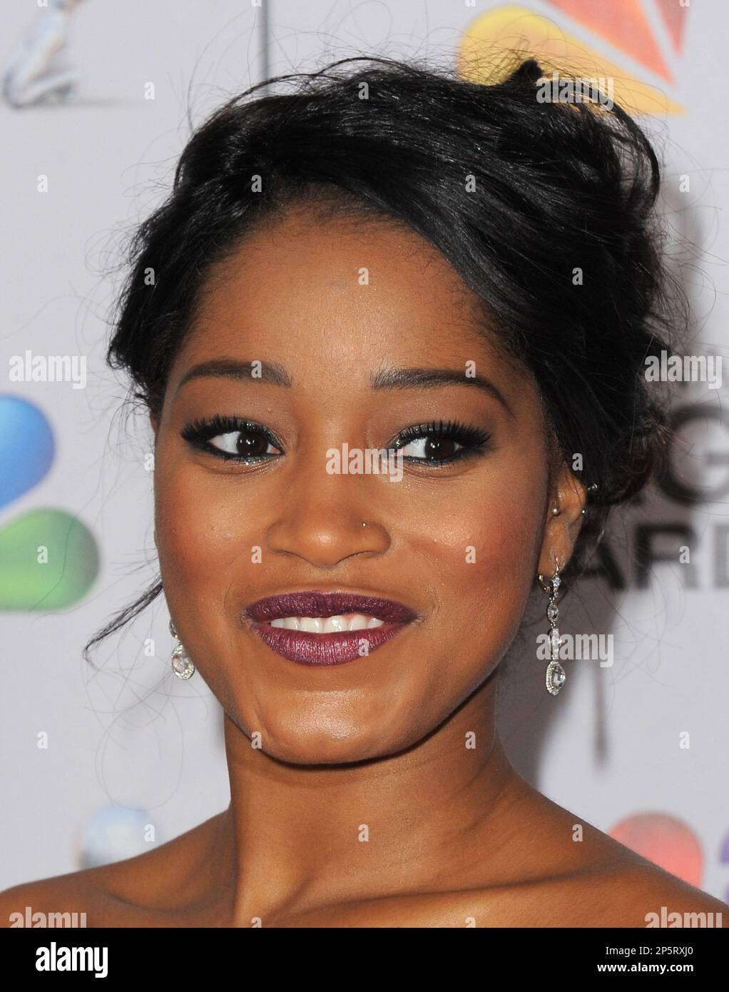 LOS ANGELES, CA - FEBRUARY 17: Actress Keke Palmer arrives at the 43rd ...