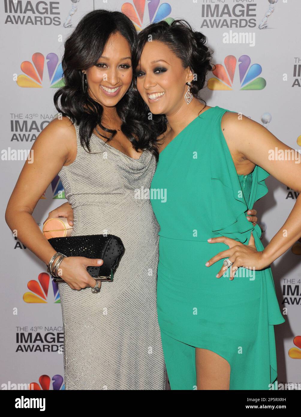 LOS ANGELES, CA - FEBRUARY 17: Actresses Tamera Mowry-Housley and Tia ...
