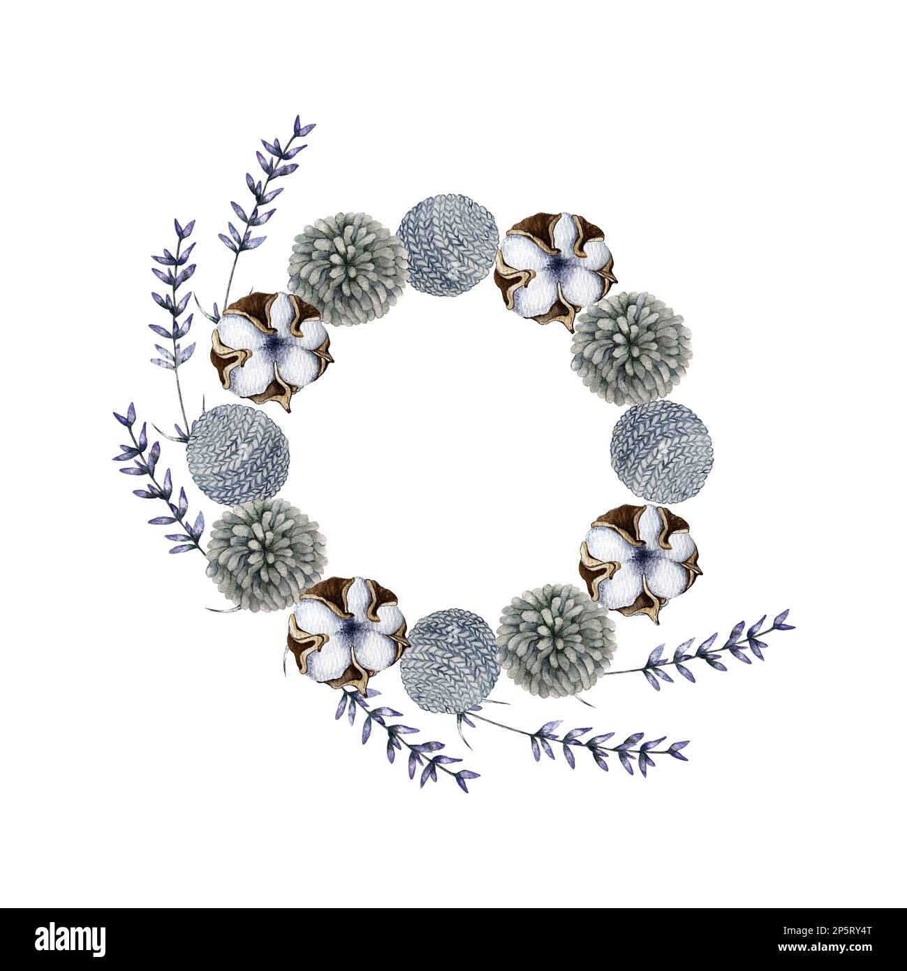 Cotton wreath Cut Out Stock Images & Pictures - Alamy