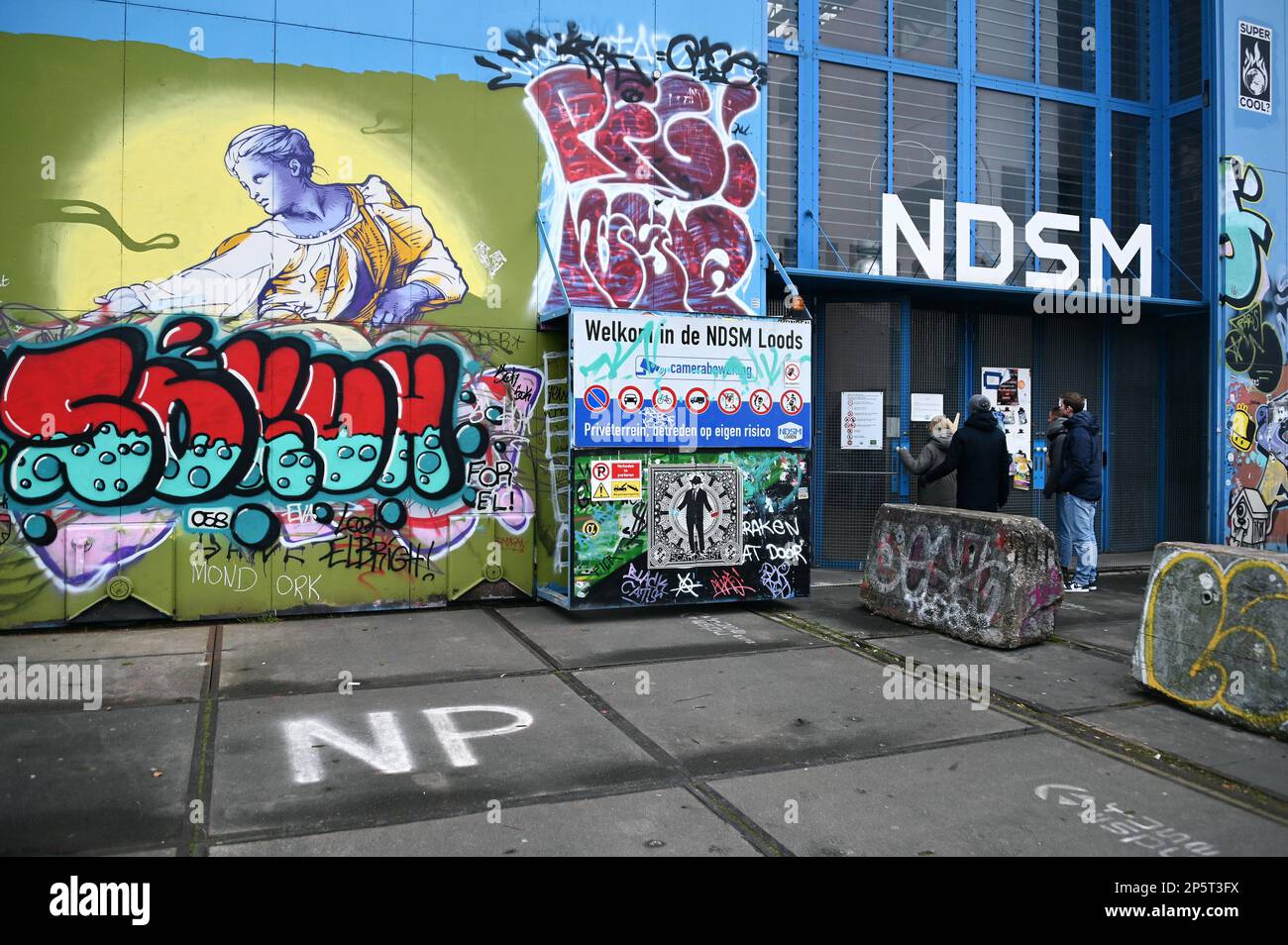 Shipyard hall NDSM Plein, Amsterdam, Netherlands Stock Photo - Alamy