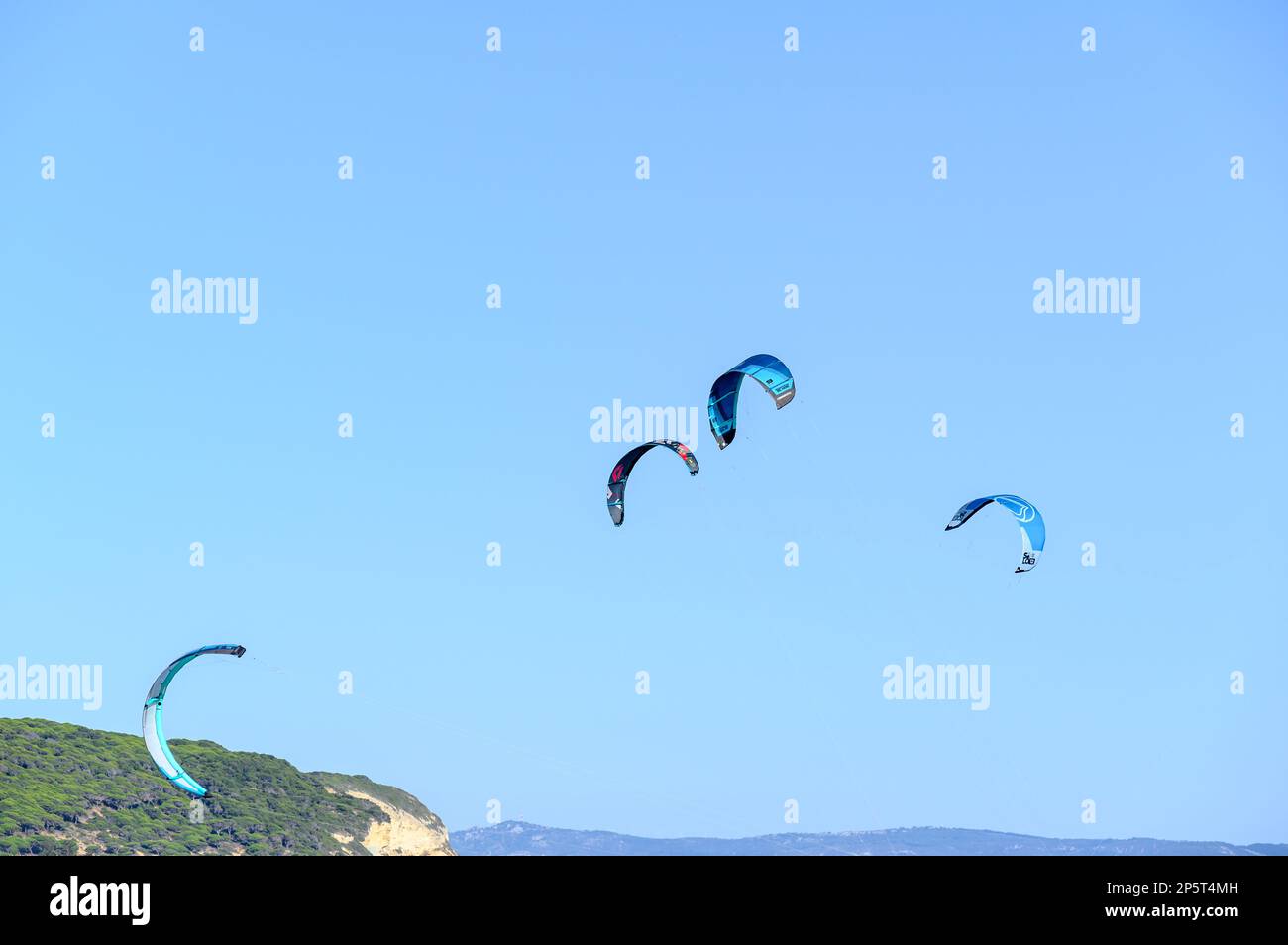 Los Caños de Meca, Barbate, Cádiz; August 19, 2022: athletes practicing ...