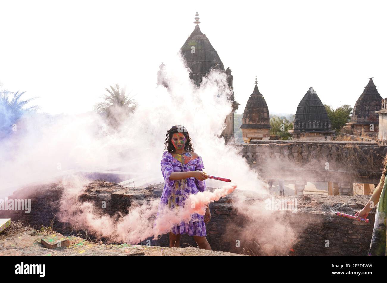 Madhya Pradesh, India, Jabalpur, March 07, 2023 : Indian model khushboo ...