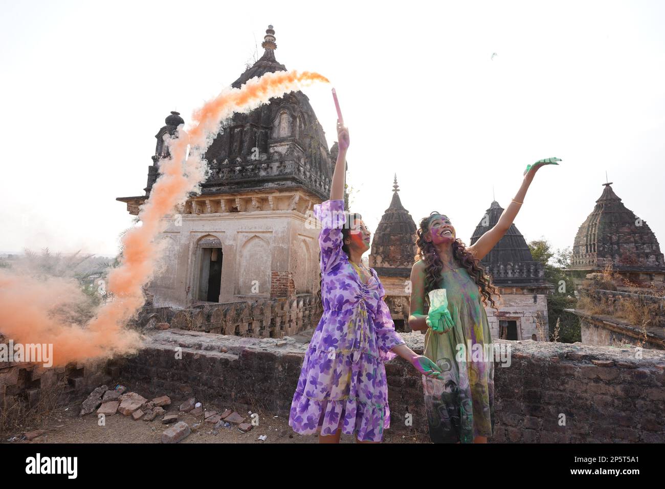 Madhya Pradesh, India, Jabalpur, March 07, 2023 : Indian model khushboo ...