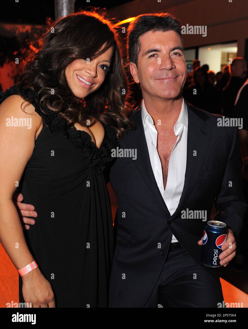 WEST HOLLYWOOD, CA - NOVEMBER 10: Stacy Francis and Simon Cowell attend ...
