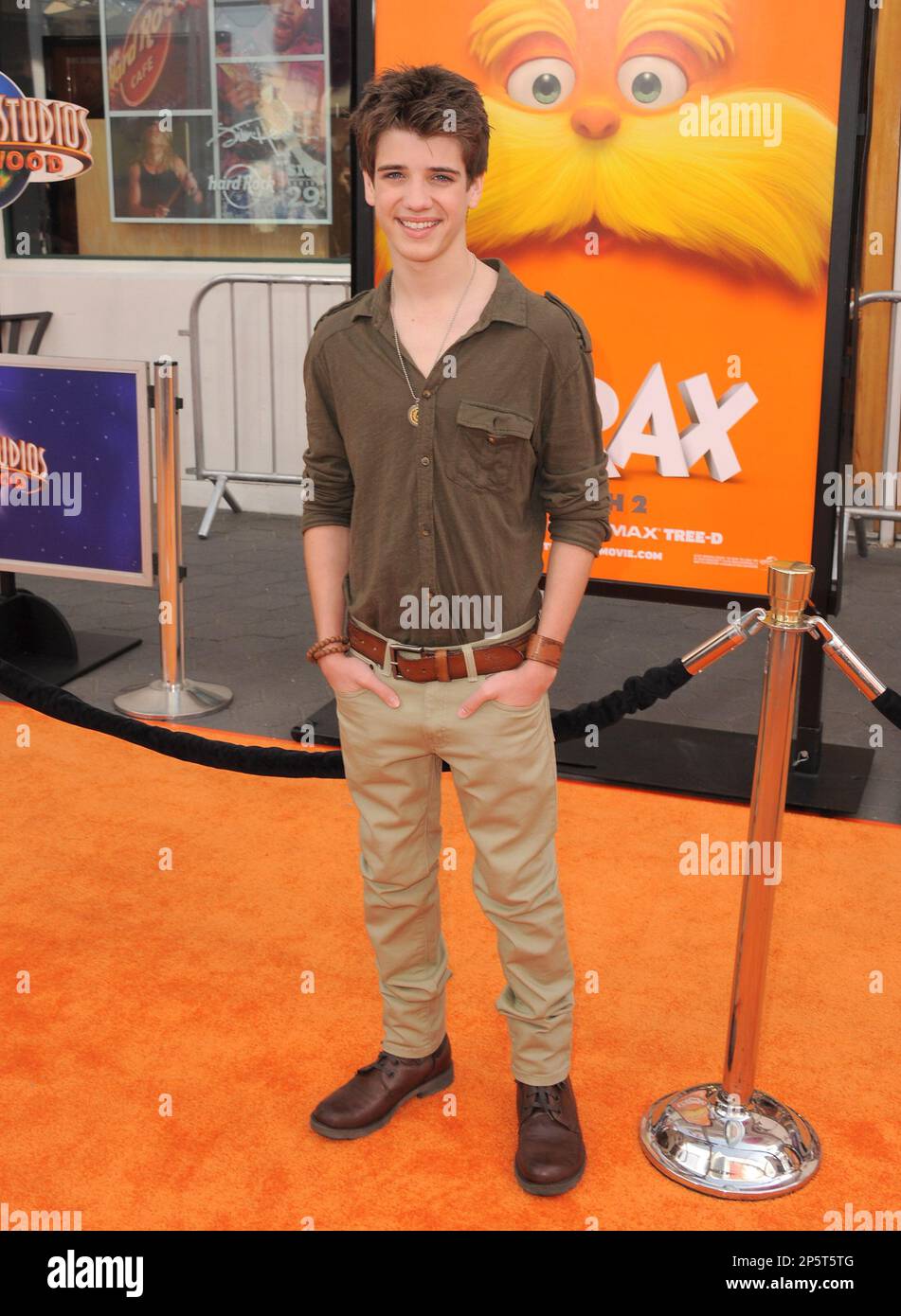 UNIVERSAL CITY, CA - FEBRUARY 19: Actor Brandon Tyler Russell arrives ...