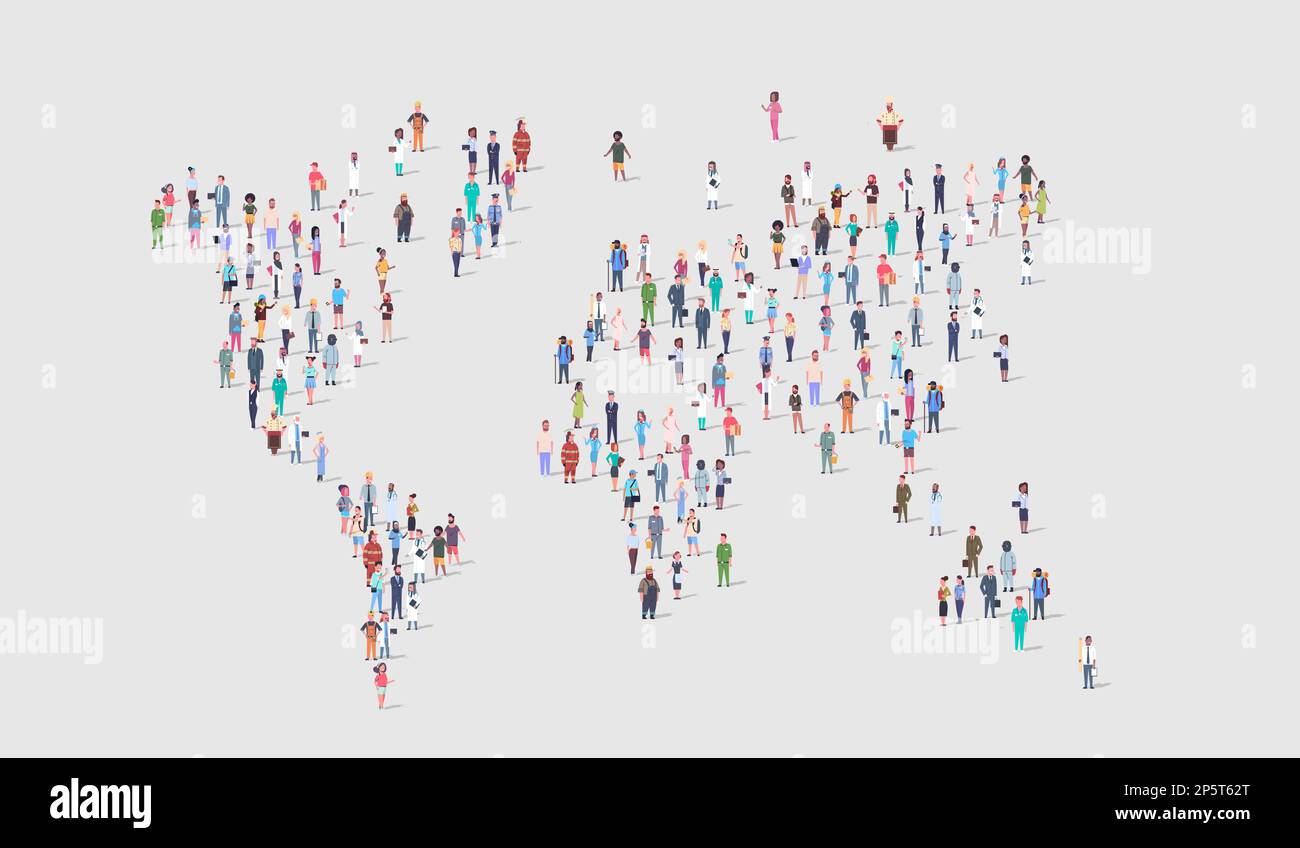 Business people standing global earth hi-res stock photography and ...