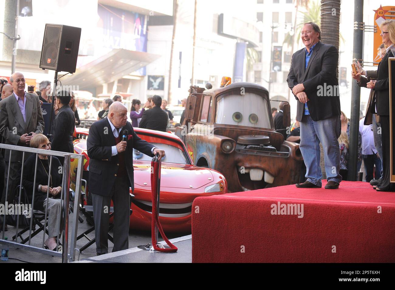 HOLLYWOOD, CA - NOVEMBER 01: Don Rickles and John Lasseter attend the ...