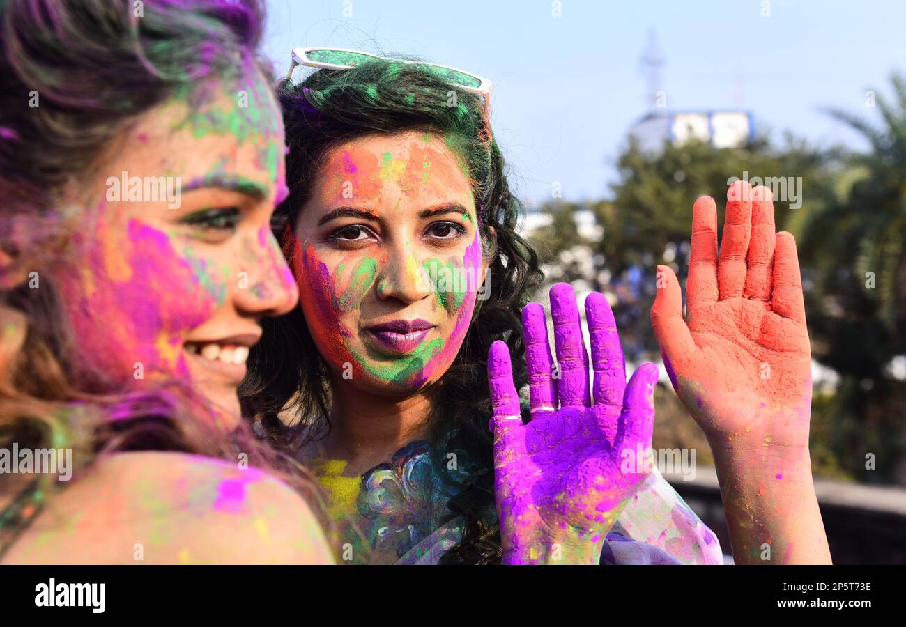 Madhya Pradesh, India, Jabalpur, March 07, 2023 : Indian model khushboo ...