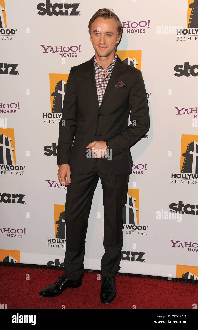 BEVERLY HILLS, CA - OCTOBER 24: Actor Tom Felton arrives at the 15th ...