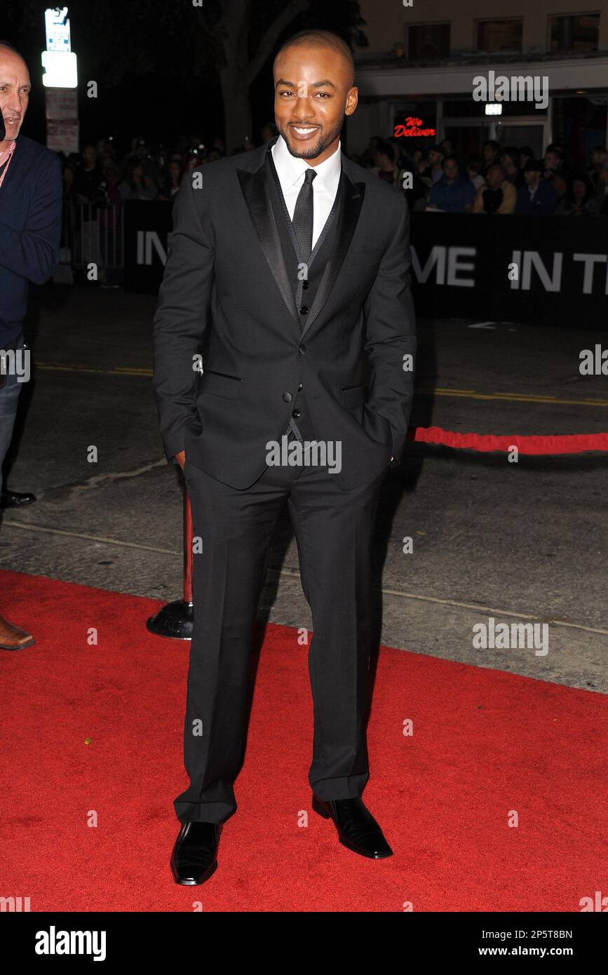 WESTWOOD, CA - OCTOBER 20: Actor Collins Pennie attends the "In Time ...