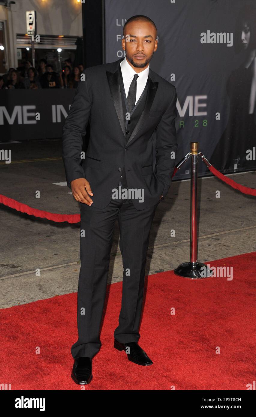 WESTWOOD, CA - OCTOBER 20: Actor Collins Pennie attends the "In Time ...