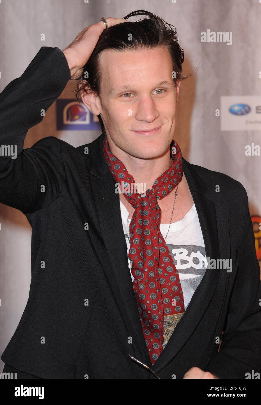 UNIVERSAL CITY, CA - OCTOBER 15: Actor Matt Smith arrives at Spike TV's ...