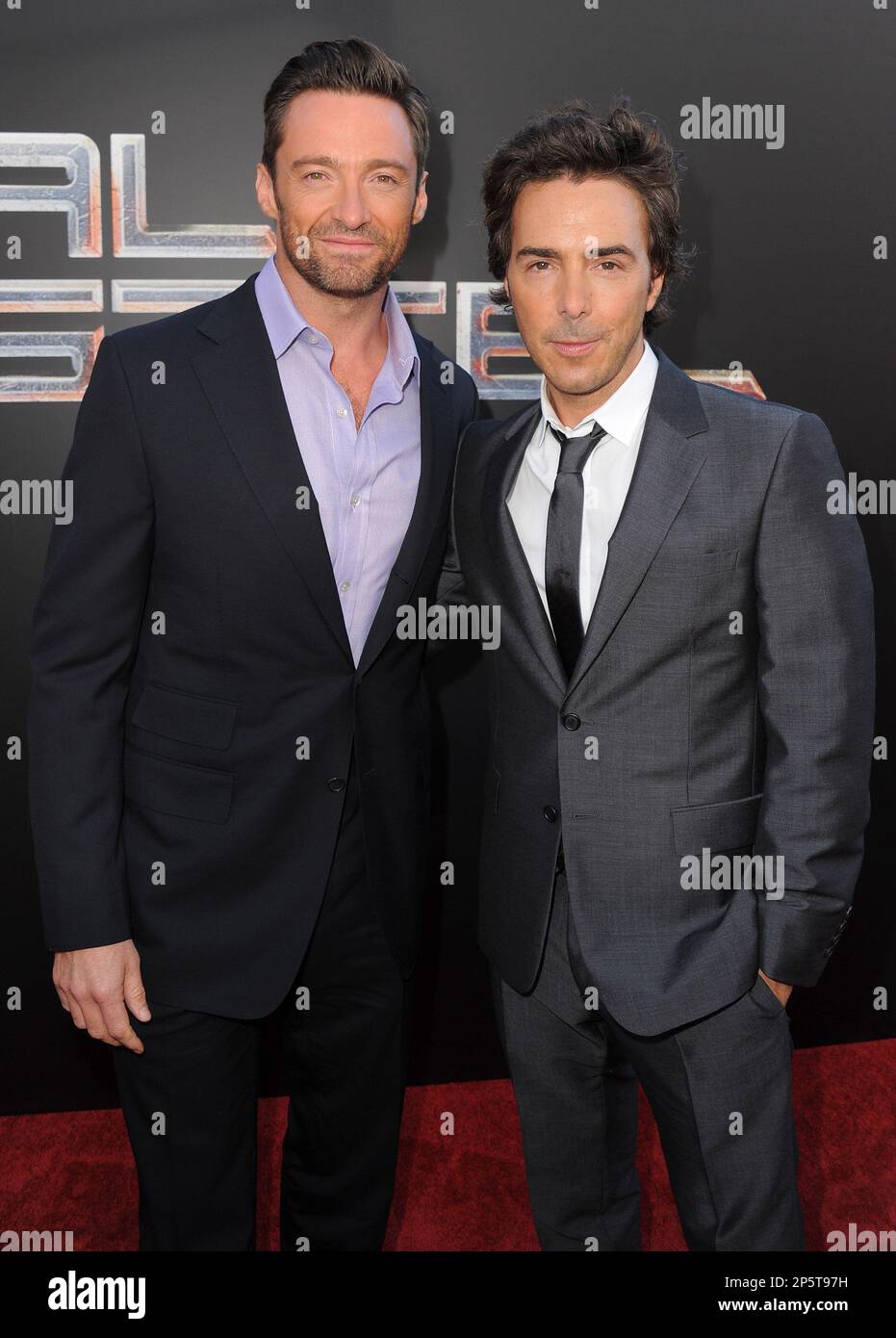 UNIVERSAL CITY, CA - OCTOBER 02: Actor Hugh Jackman and director Shawn ...