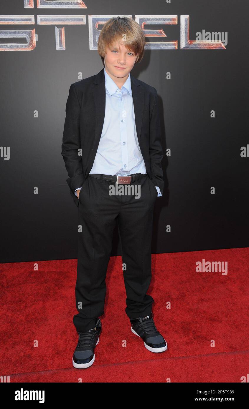 UNIVERSAL CITY, CA - OCTOBER 02: Dakota Goyo arrives at the "Real Steel ...