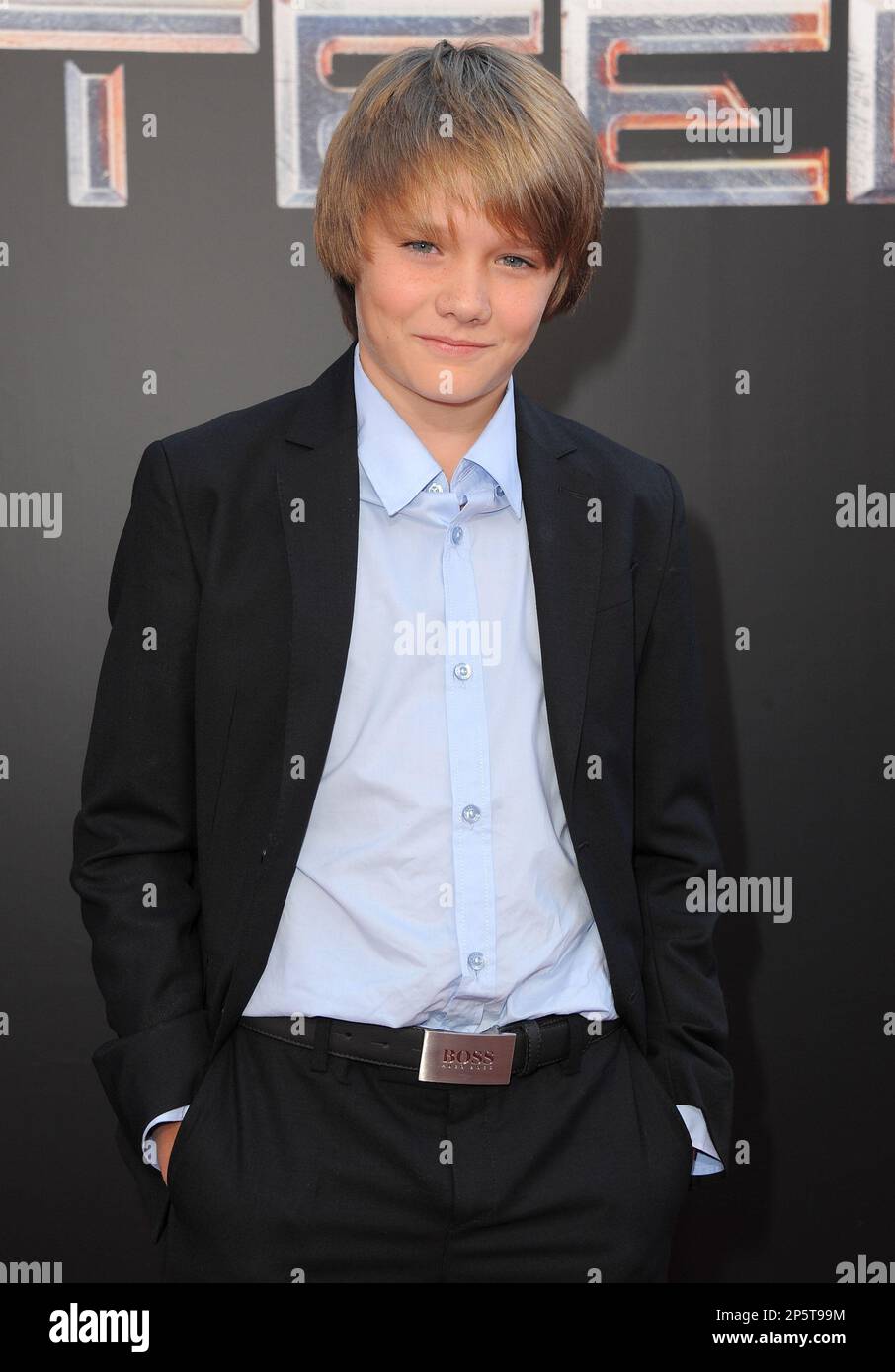 UNIVERSAL CITY, CA - OCTOBER 02: Dakota Goyo arrives at the "Real Steel ...