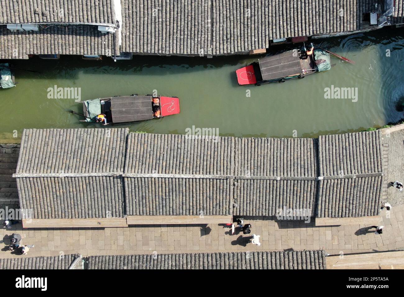 **CHINESE MAINLAND, HONG KONG, MACAU AND TAIWAN OUT** Aerial photo ...