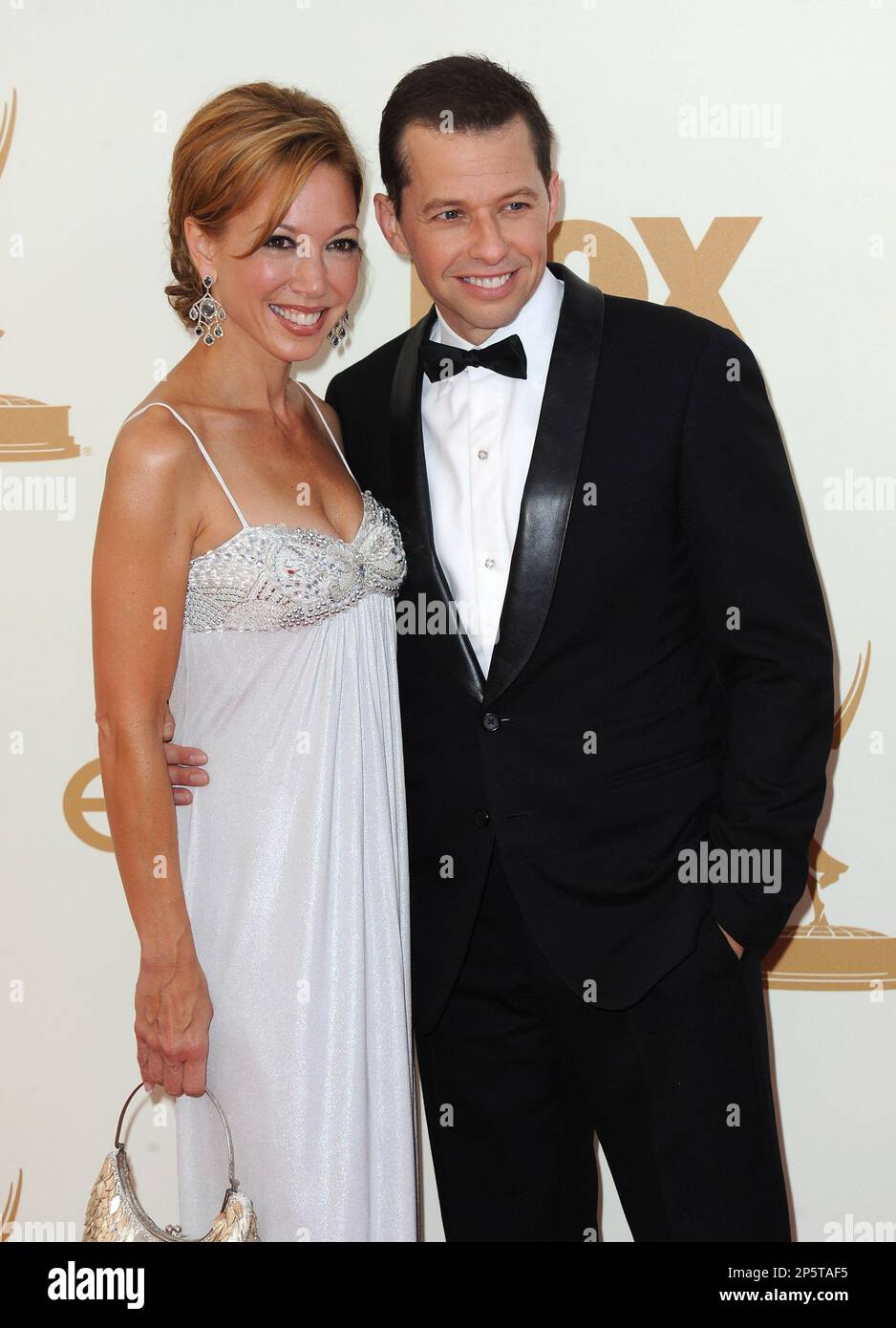 LOS ANGELES, CA - SEPTEMBER 18: Actor Jon Cryer (R) and wife Lisa ...