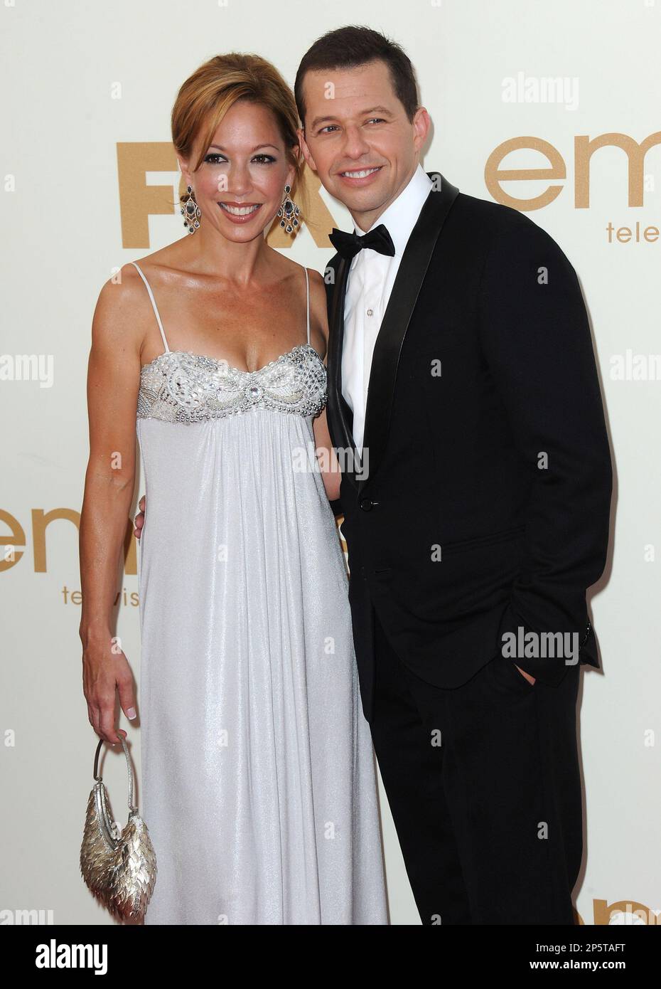 LOS ANGELES, CA - SEPTEMBER 18: Actor Jon Cryer (R) and wife Lisa ...