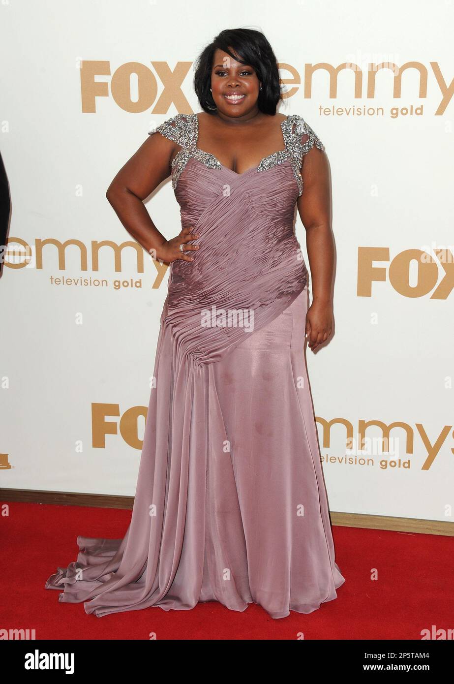 LOS ANGELES, CA - SEPTEMBER 18: Actress Amber Riley arrives at the 63rd ...