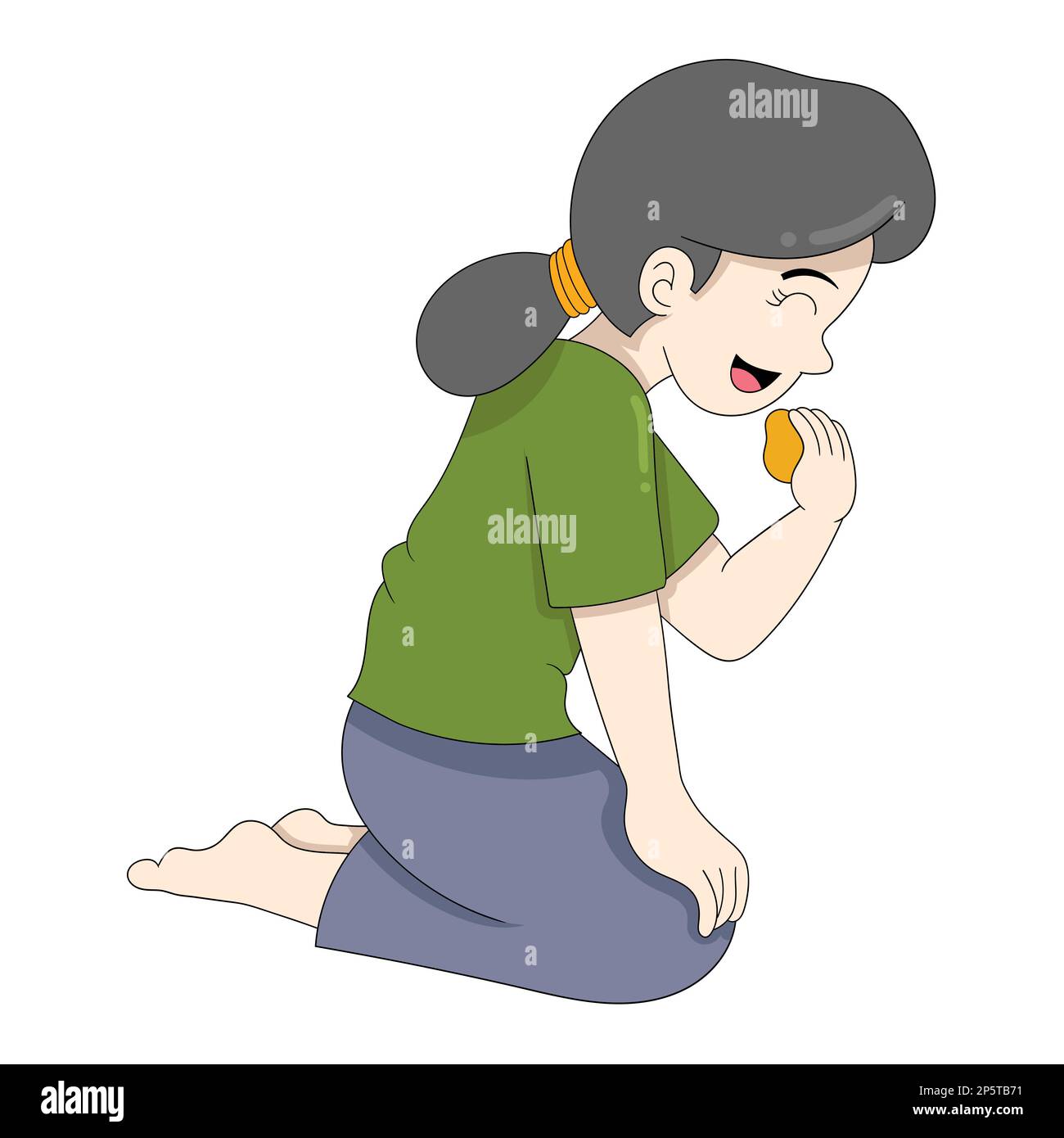 Very poor women Stock Vector Images - Alamy