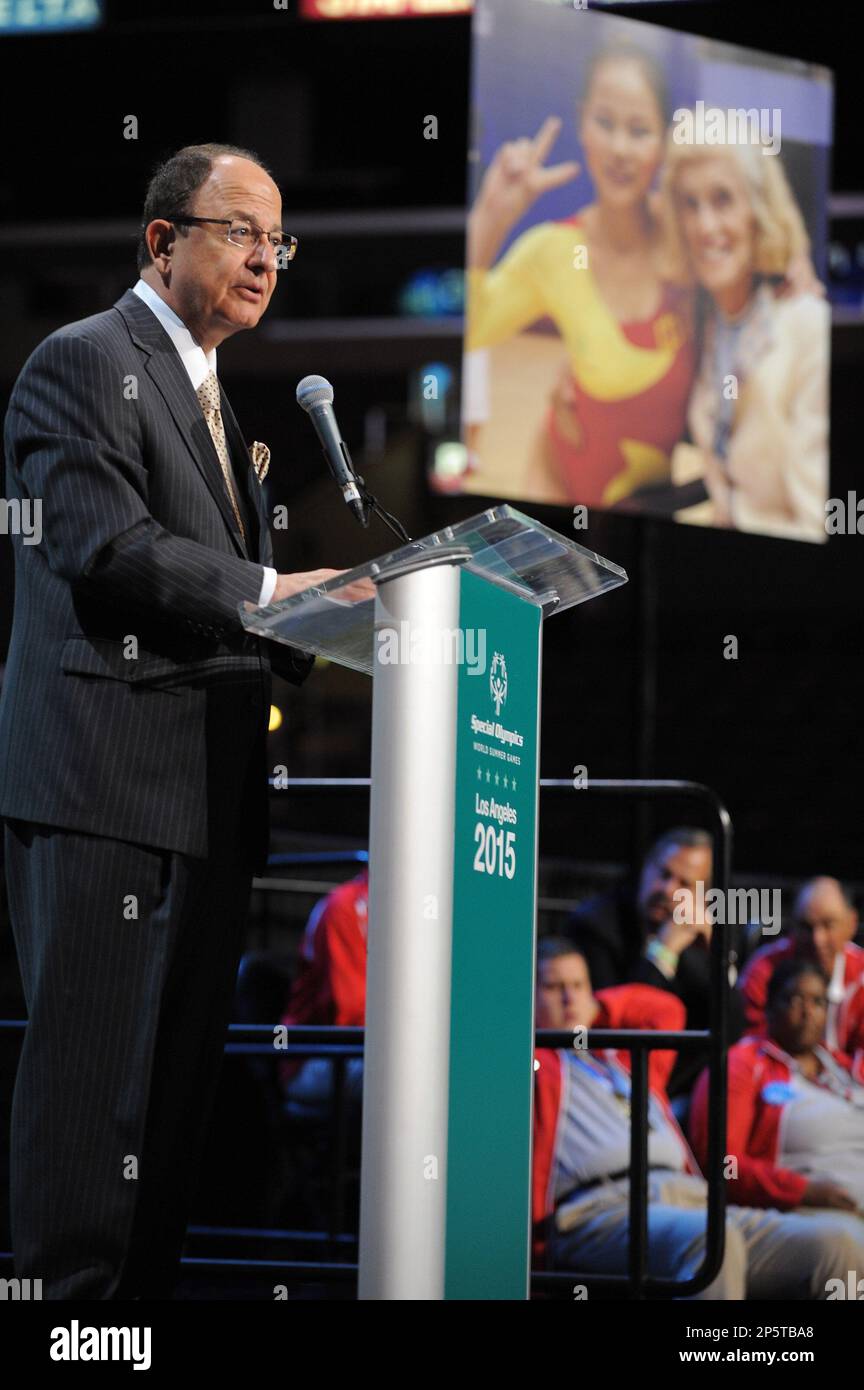 LOS ANGELES, CA - SEPTEMBER 14: President of USC C.L. Max Nikias ...