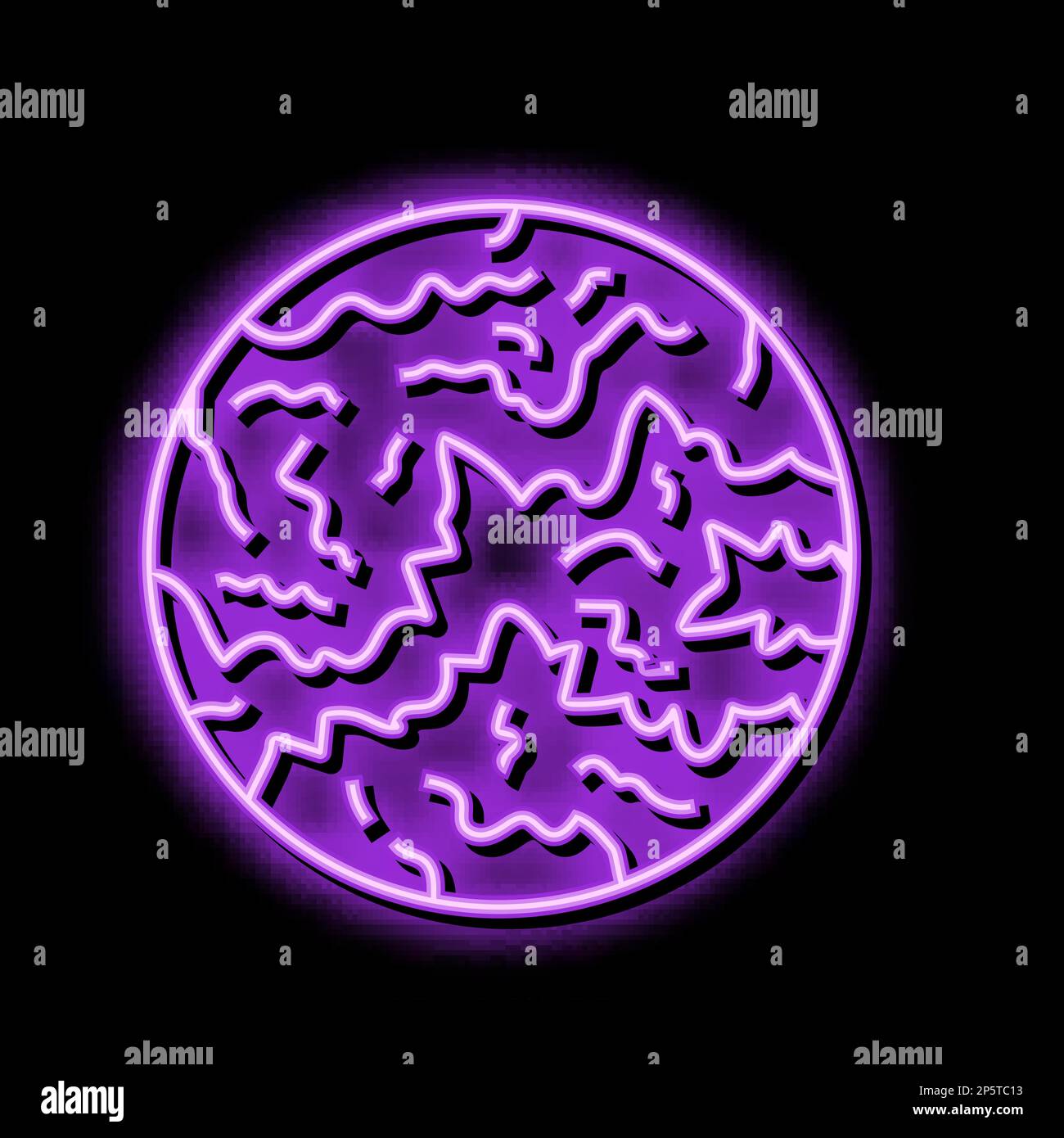 venus planet neon glow icon illustration Stock Vector Image & Art - Alamy