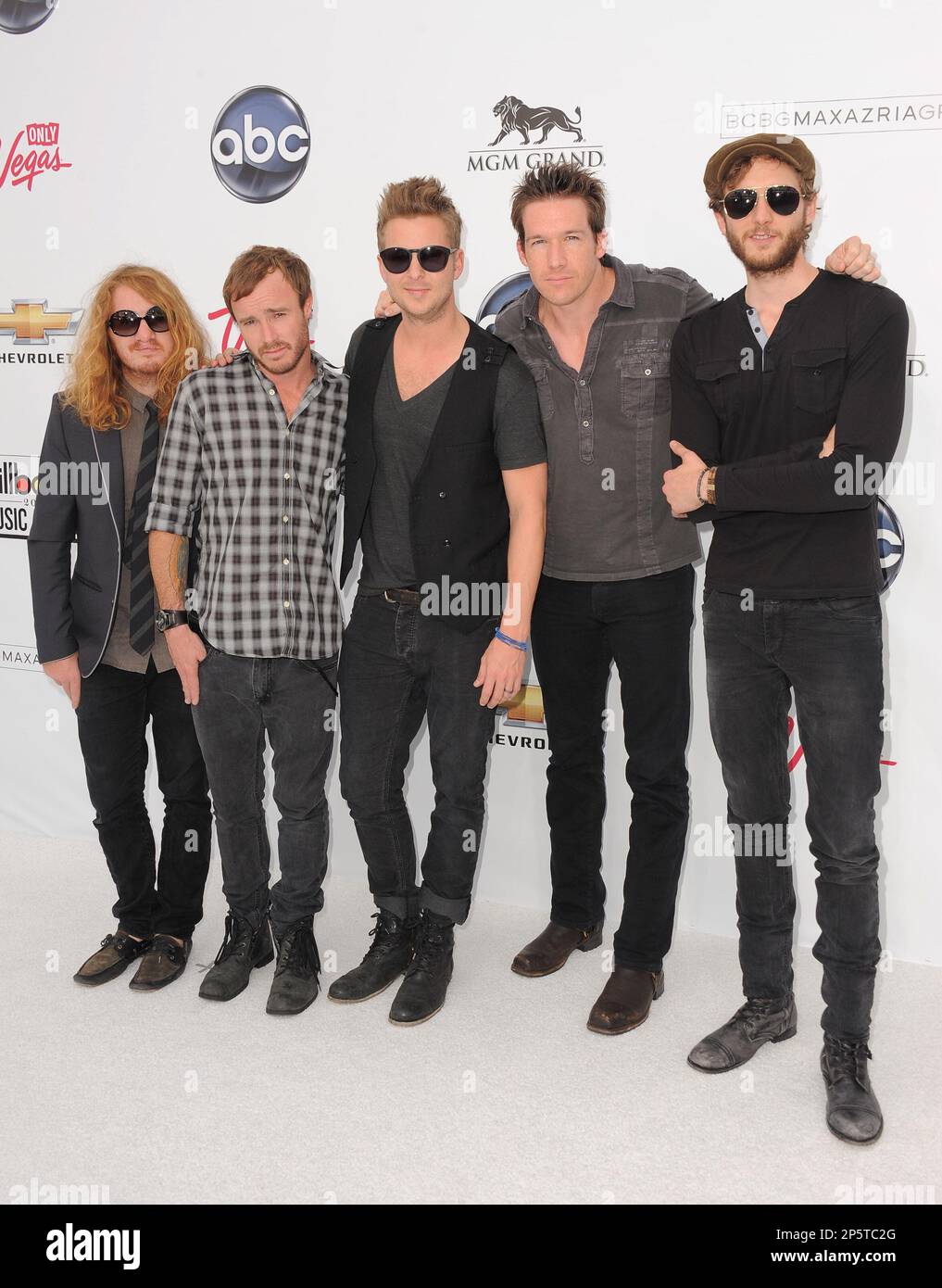 LAS VEGAS, NV - MAY 22: The band OneRepublic arrives at the 2011 ...