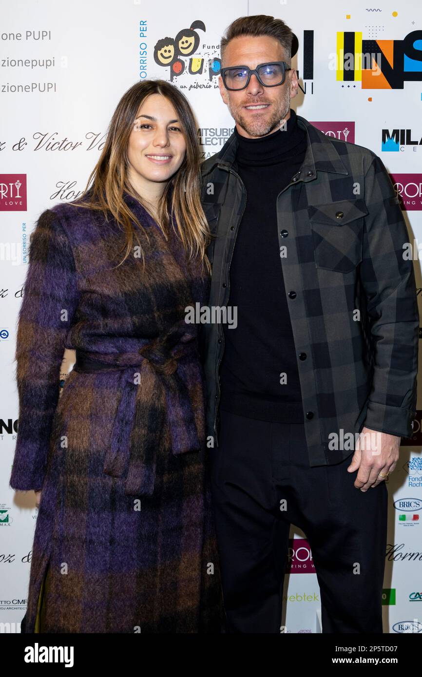 Natalia Peralta , German Denis Charity Dinner for Pupi Foundation - 21 Years Together Milan ...