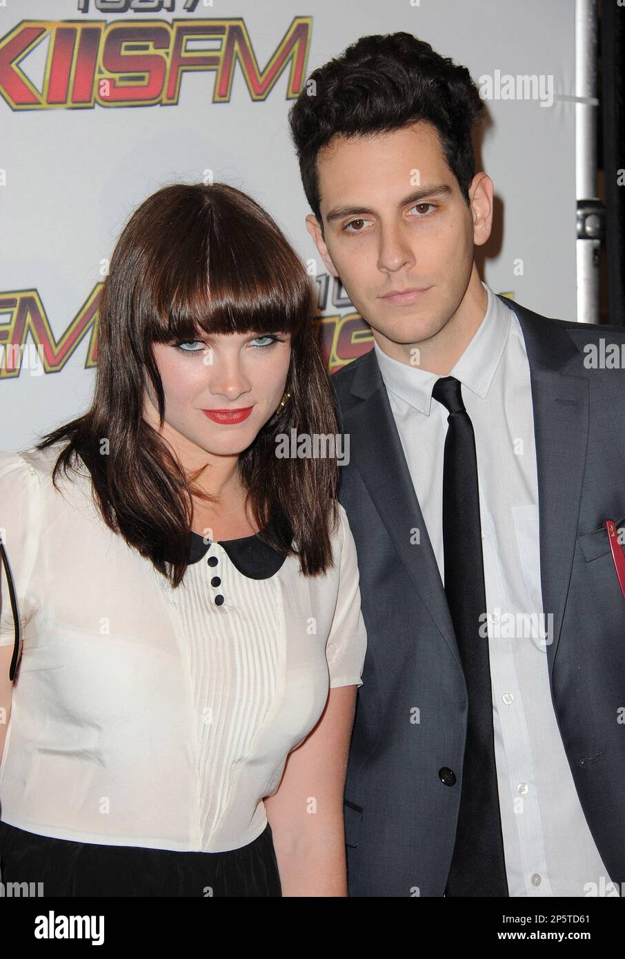 LOS ANGELES, CA - MAY 14: Musicians Victoria Asher and Gabe Saporta of ...