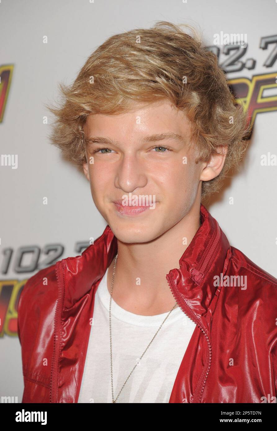 LOS ANGELES, CA - MAY 14: Actor Cody Simpson arrives at KIIS FM's 2011 ...