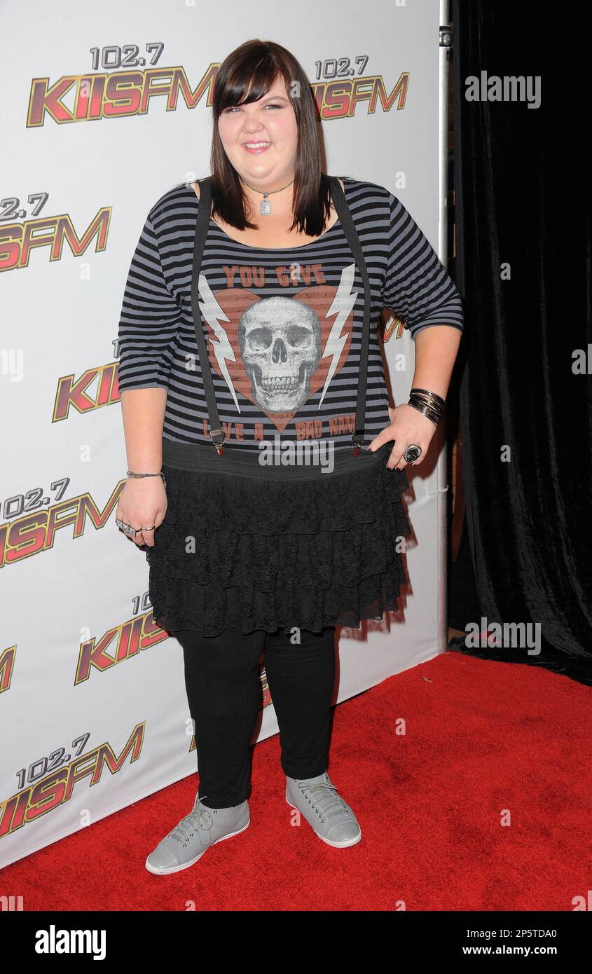 LOS ANGELES, CA - MAY 14: Actress Ashley Fink arrives at KIIS FM's 2011 ...