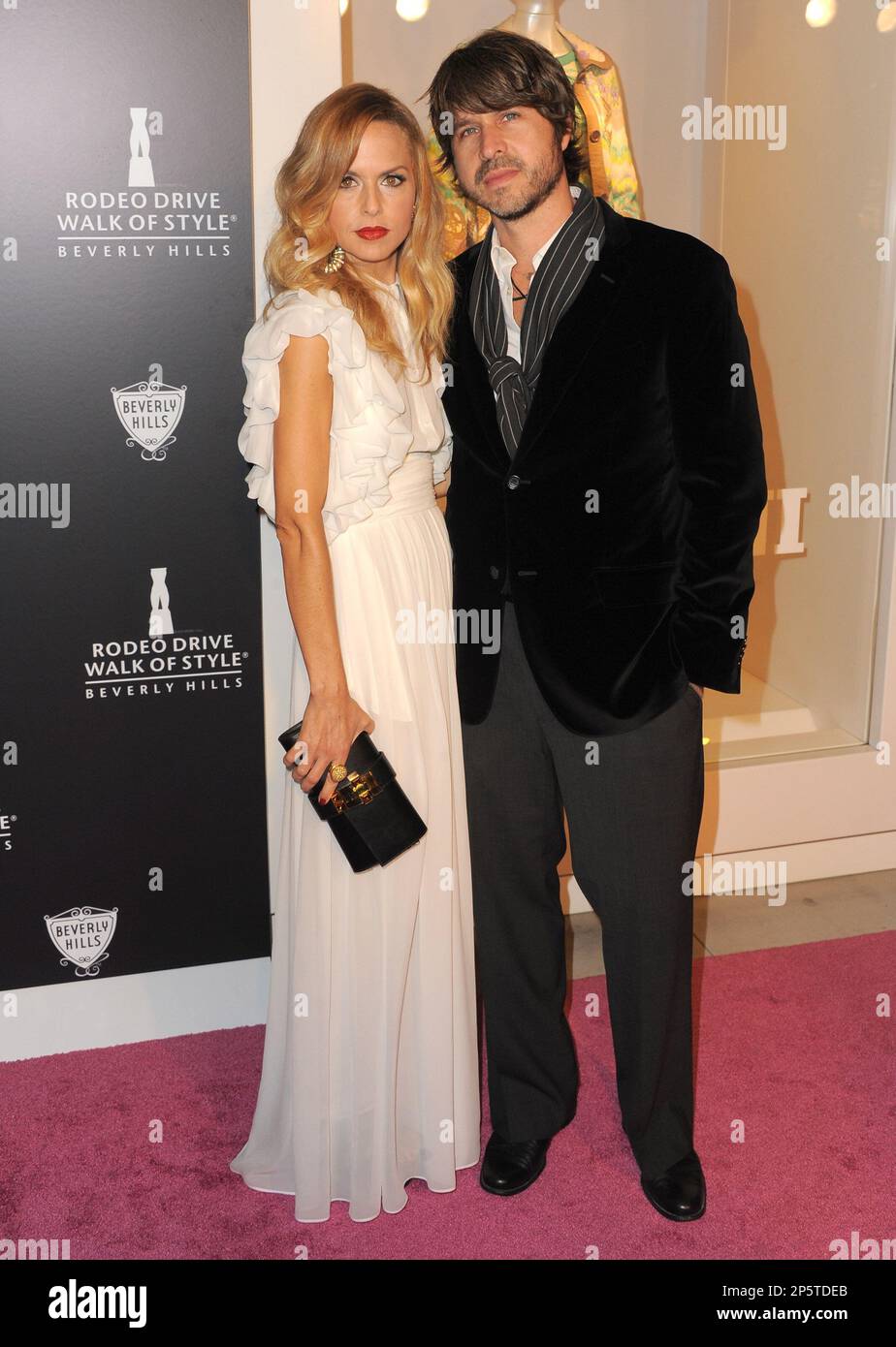 BEVERLY HILLS, CA - OCTOBER 23: Rachel Zoe and Rodger Berman arrive at ...