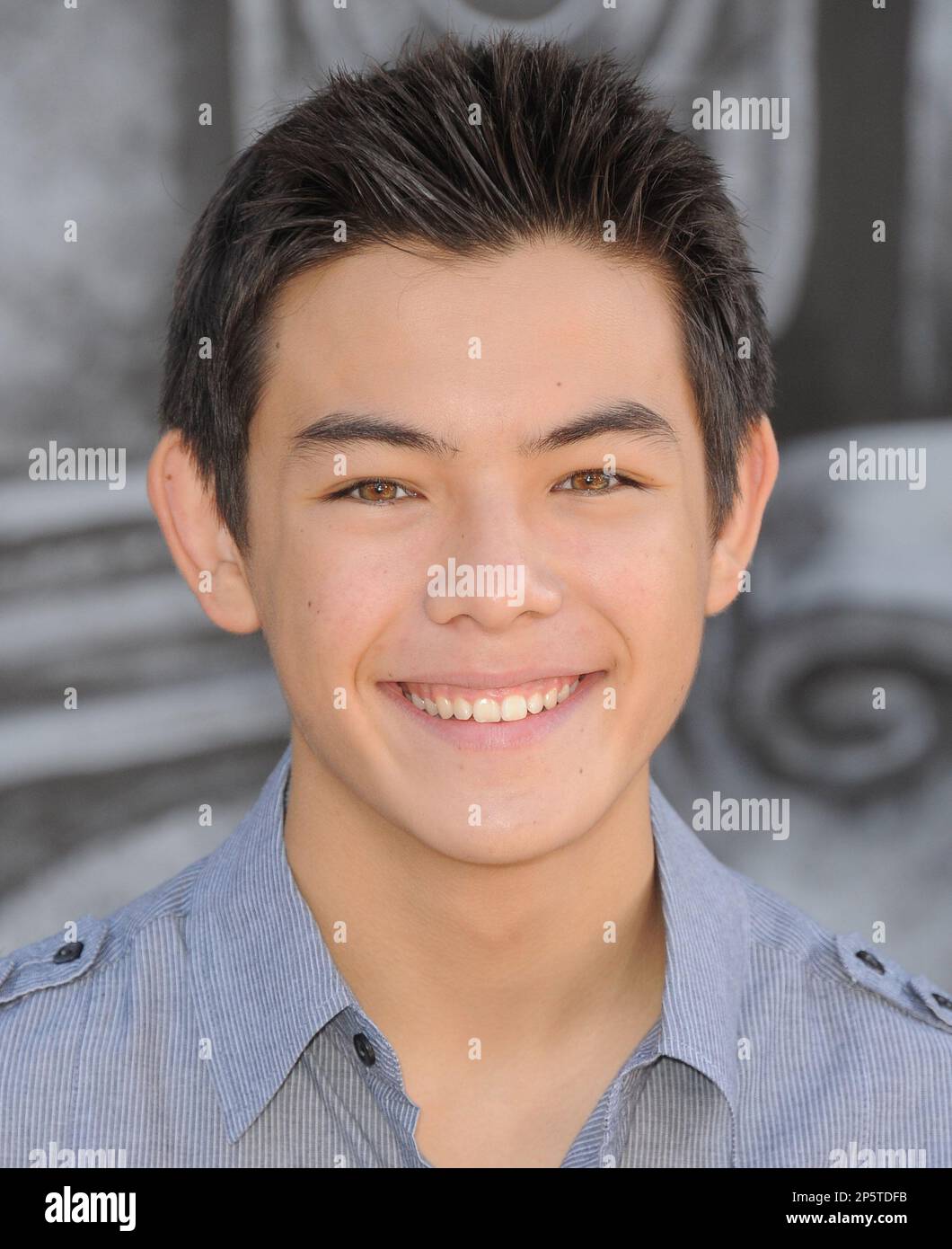 WESTWOOD, CA - OCTOBER 23: Actor Ryan Potter arrives at the "Puss In ...