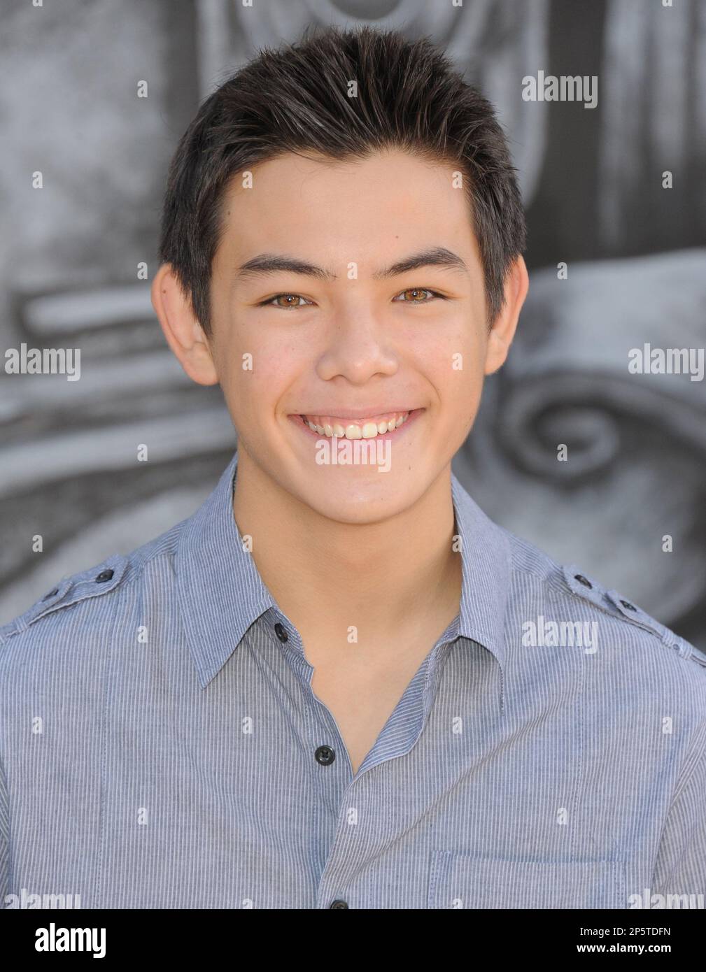 WESTWOOD, CA - OCTOBER 23: Actor Ryan Potter arrives at the "Puss In ...