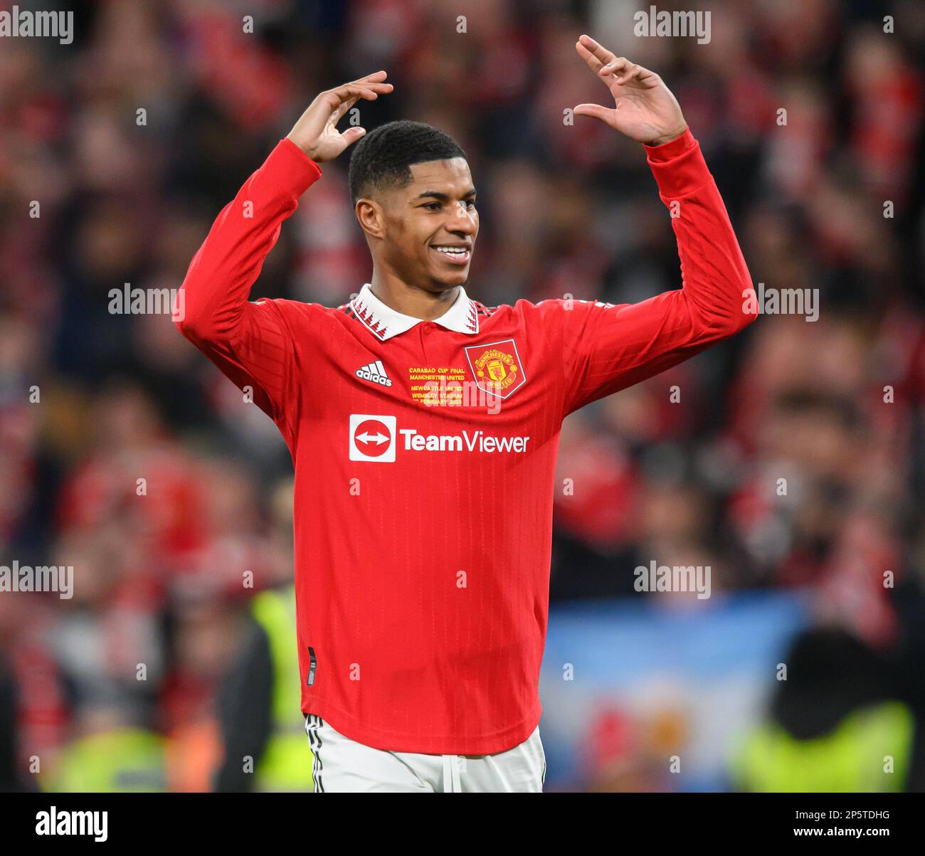 Marcus rashford celebrates 2023 hi-res stock photography and images - Alamy