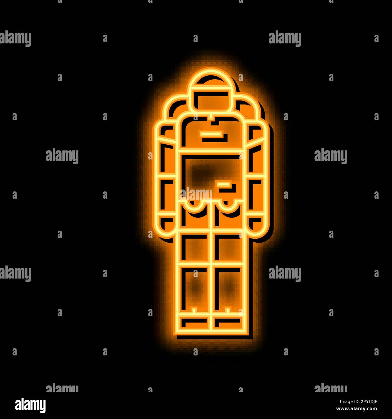 science robot neon glow icon illustration Stock Vector Image & Art - Alamy