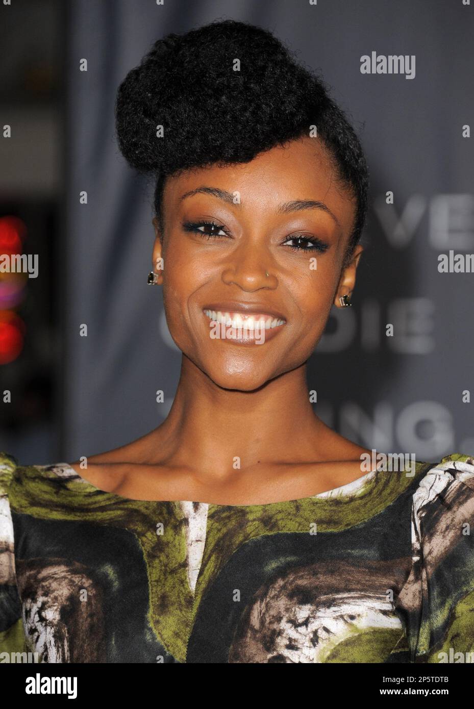 WESTWOOD, CA - OCTOBER 20: Actress Yaya DaCosta arrives at the "In Time ...