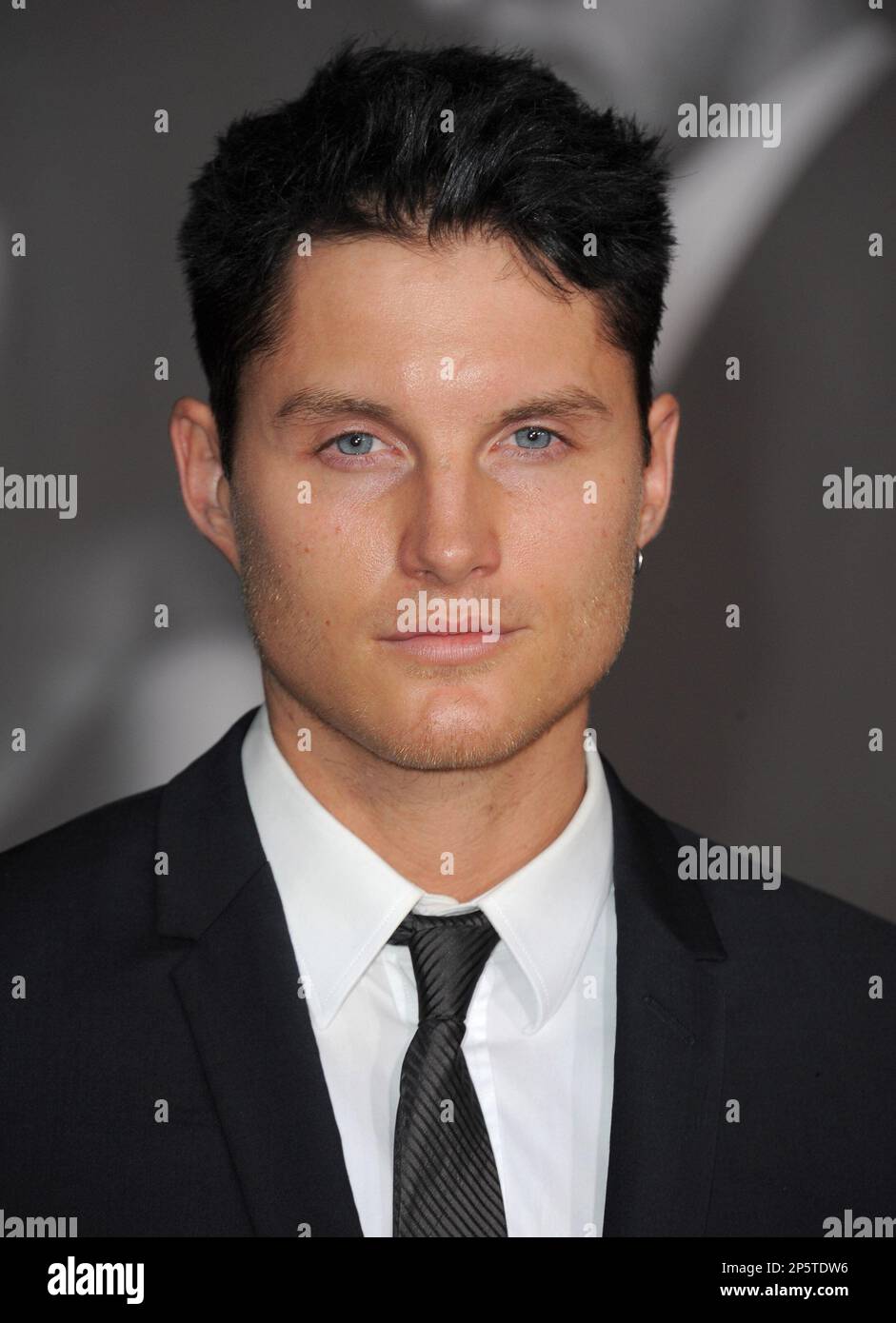 WESTWOOD, CA - OCTOBER 20: Actor Toby Hemingway arrives at the "In Time ...