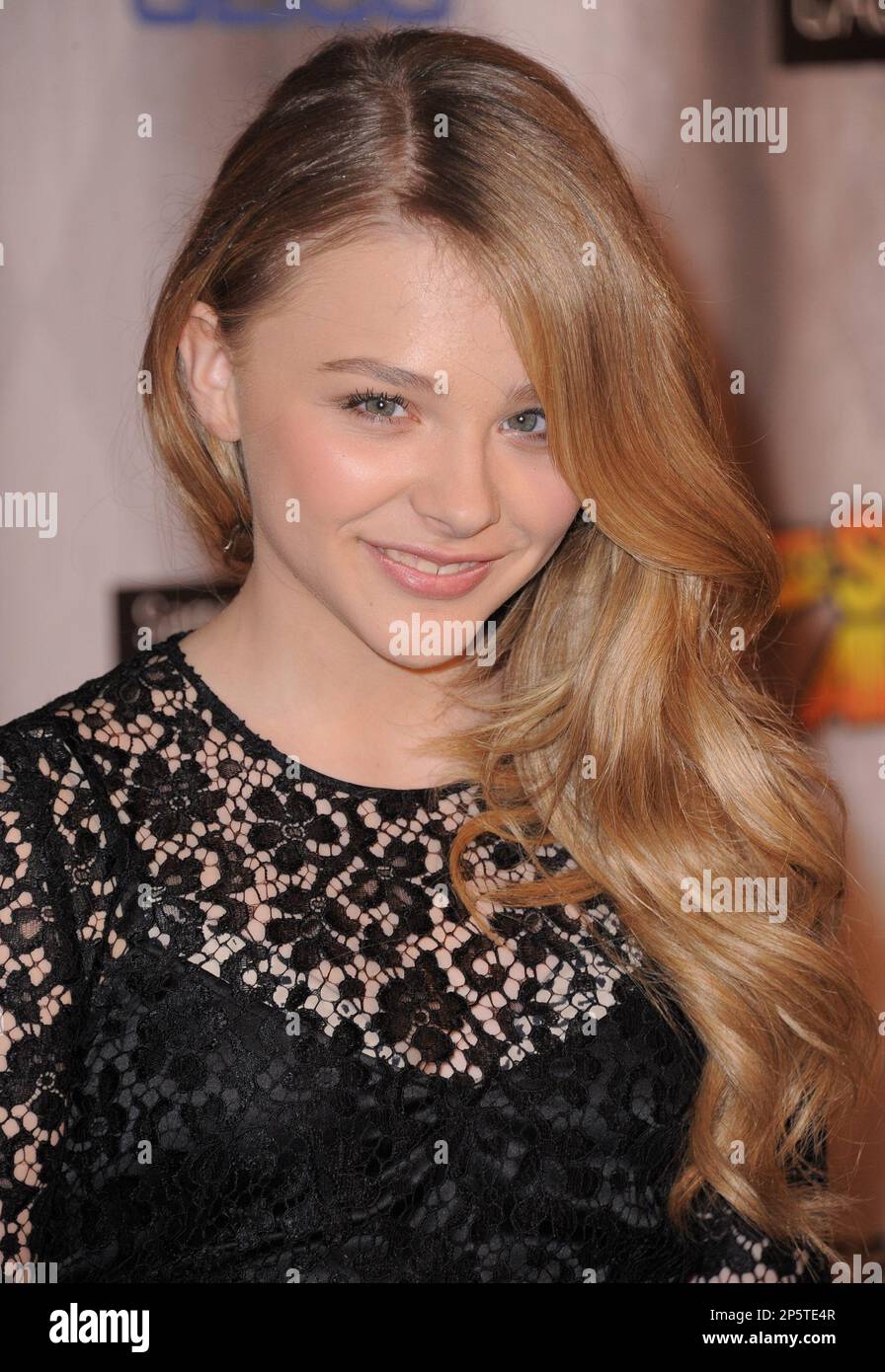 UNIVERSAL CITY, CA - OCTOBER 15: Actress Chloe Moretz arrives at Spike ...