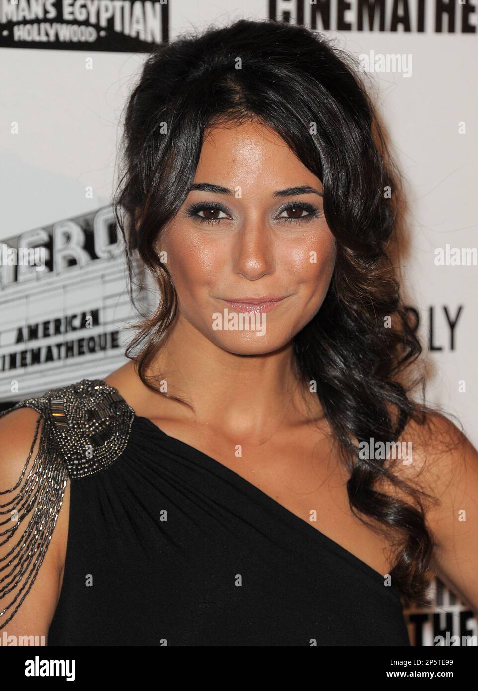 BEVERLY HILLS, CA - OCTOBER 14: Actress Emmanuelle Chriqui arrives at ...