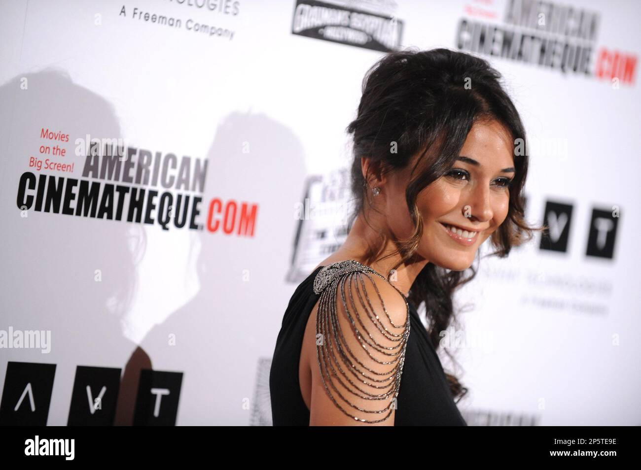 BEVERLY HILLS, CA - OCTOBER 14: Actress Emmanuelle Chriqui arrives at ...