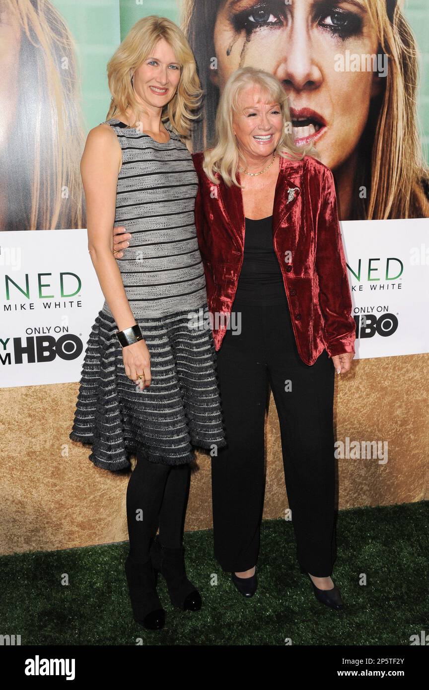 HOLLYWOOD, CA - OCTOBER 06: Actresses Diane Ladd and Laura Dern arrive ...